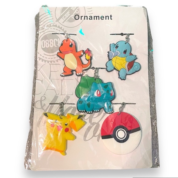 Pokemon | Other | Pokmon Keychain Set Of 5 Charmander Squirtle ...